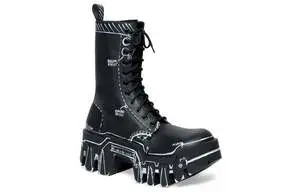 Balenciaga Bulldozer" Lace Up Boots