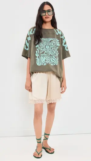 CIAO CIAO VACATION Coral Reef Graphic Tee Dress