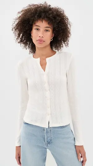 DAZE Stargazer Pointelle Cardigan