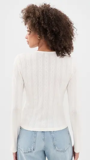 DAZE Stargazer Pointelle Cardigan