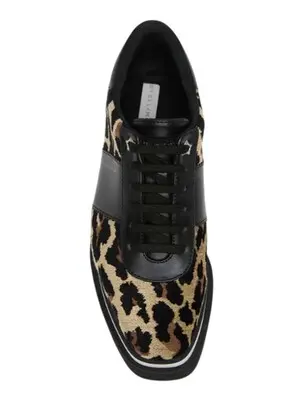 Stella McCartney Elyse Alter Mat Wedge In Shaggy Deer