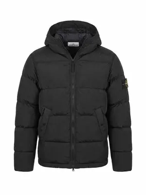 Stone Island Rds W/down Outerwear - Black