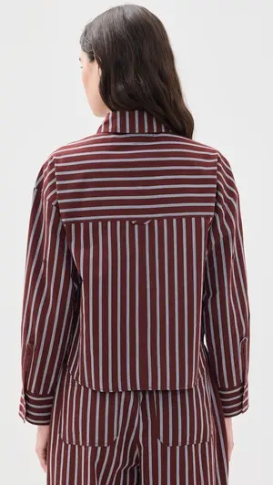 APIECE APART Cropped Isolde Button-down Shirt