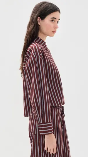 APIECE APART Cropped Isolde Button-down Shirt