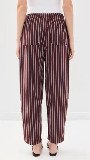 APIECE APART Striped Cotton Everyday Pull-on Pants