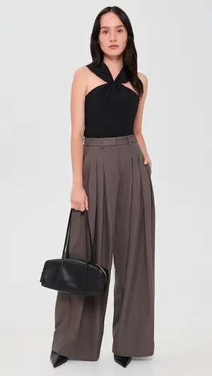 A.L.C. Elouise Twisted Halter Top