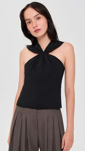 A.L.C. Elouise Twisted Halter Top