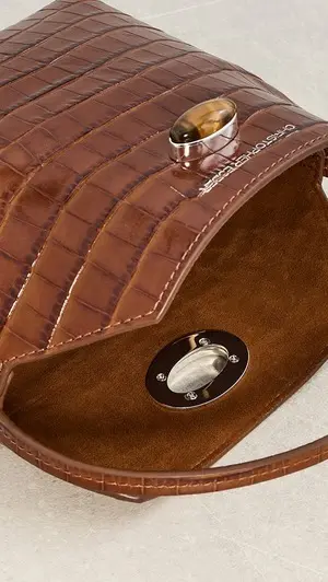 Christopher Esber Turnlock Embossed Mini Bag