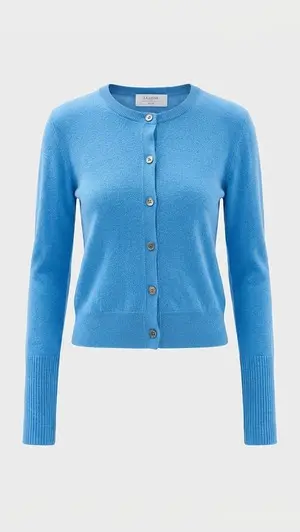 LA LIGNE Solid Lean Lines Cashmere Cardigan