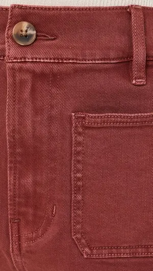 Veronica Beard Elijah Shorts With Patch Pockets