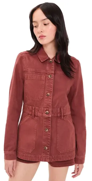 Veronica Beard Anzu Jacket - Rust