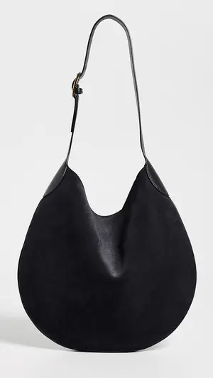 NILI LOTAN Jagger Suede Tote With Leather Strap
