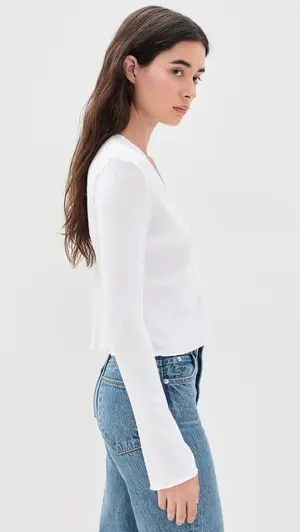 ASHER Chelsea Cardigan - White