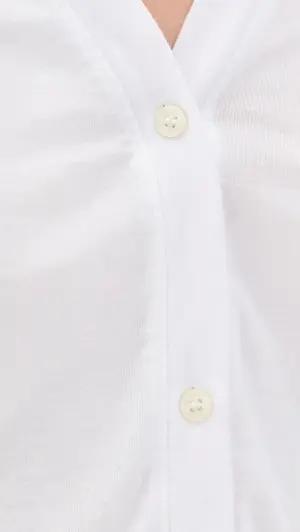 ASHER Chelsea Cardigan - White