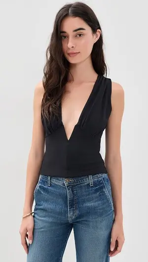 Susana Monaco Low V Wire Tank