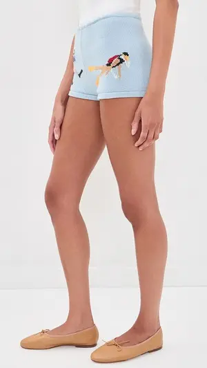 YELLOW THE LABEL Diver Cotton Knit Shorts