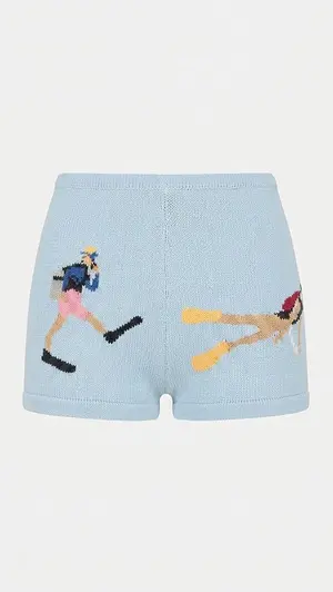 YELLOW THE LABEL Diver Cotton Knit Shorts