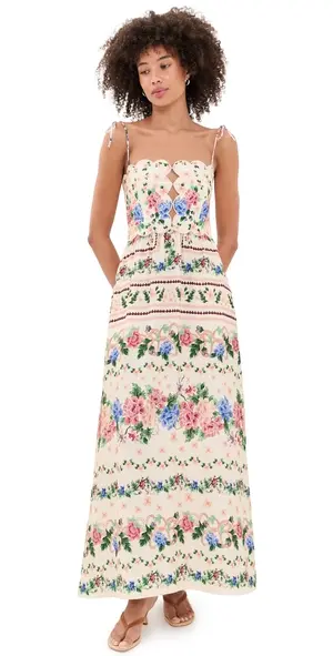 Agua Bendita Julia Ivy Maxi Dress - Multicolor