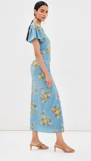 Veronica Beard Midi Huntleigh Dress
