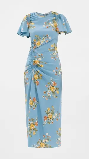 Veronica Beard Midi Huntleigh Dress