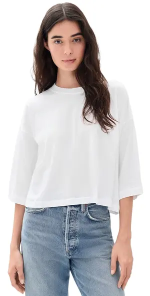 FAVORITE DAUGHTER The Over It Tee - White