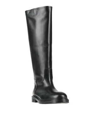 POEVE Boot Tan Size Leather - Black