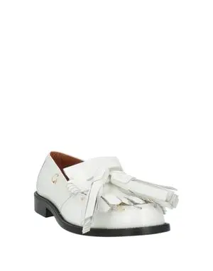 Marni Leather Loafers With Tassel Detail - White