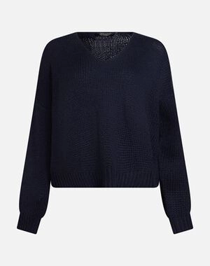 ARAGONA Sweater Midnight Size Cashmere - Blue