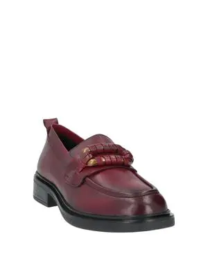 CAFÈNOIR Leather Loafers With Embellished Detail