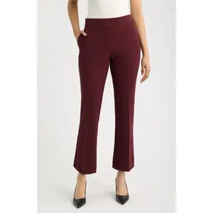 Anne Klein Pull-on Straight Leg Trouser Pants