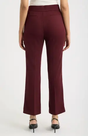 Anne Klein Pull-on Straight Leg Trouser Pants