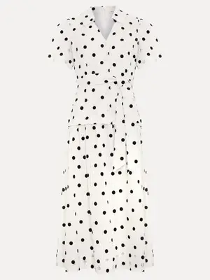 PHASE EIGHT Adele Short Sleeve Midi Dress