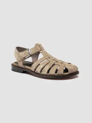 Officine Creative Woven Fisherman Leather Sandals