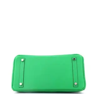 Hermès Birkin Handbag Epsom With Palladium Hardware 30 - Green