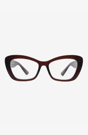 REALITY EYEWEAR Cat Eye Readers - Mocca