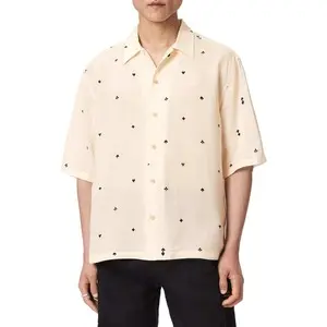 ALLSAINTS Cardsuit Camp Shirt - Ecru