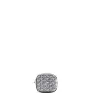 Goyard Petit Flot Bucket Bag Coated Canvas Mini - Grey