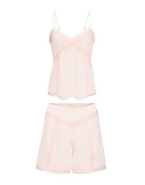 ADORE ME Aniella Cami & Shorts Pajama Set - Light Pink