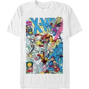 MARVEL: X-MEN Marvel X-men Comic Cover Graphic T-shirt - White
