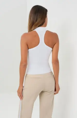 Anatomie Hanna Halter High Rib Sweater Top
