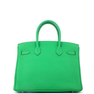 Hermès Birkin Handbag Clemence With Palladium Hardware 30