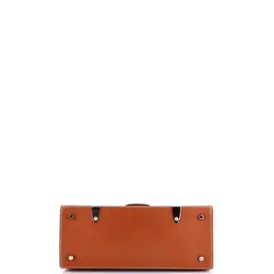 Goyard Saigon Top Handle Bag Coated Canvas With Leather Pm