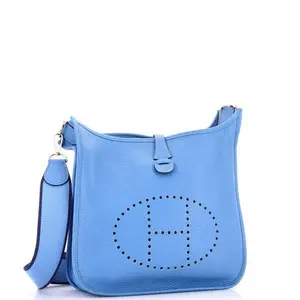 Hermès Evelyne Bag Gen Iii Clemence Pm - Blue