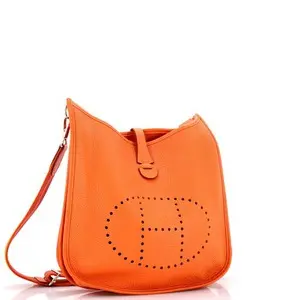 Hermès Evelyne Bag Gen Iii Clemence Pm - Orange