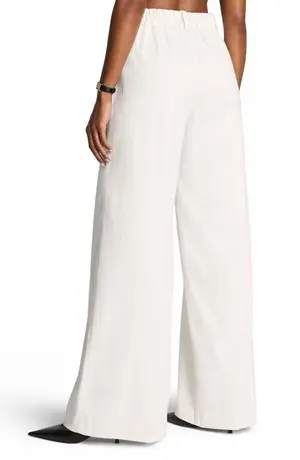 Spanx Super Wide Leg Pants - Ivory