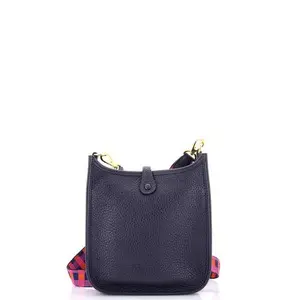 Hermès Evelyne Bag Gen Iii Clemence Tpm - Blue