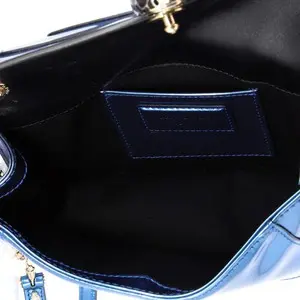 BVLGARI Serpenti Forever Shoulder Bag Metallic Leather Small