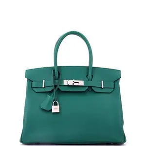 Hermès Birkin Handbag Epsom With Palladium Hardware 30 At Nordstrom Green