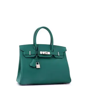 Hermès Birkin Handbag Epsom With Palladium Hardware 30 - Green