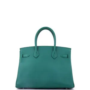 Hermès Birkin Handbag Epsom With Palladium Hardware 30 - Green